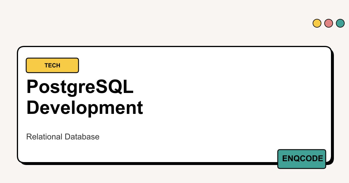 PostgreSQL Development Company – Database