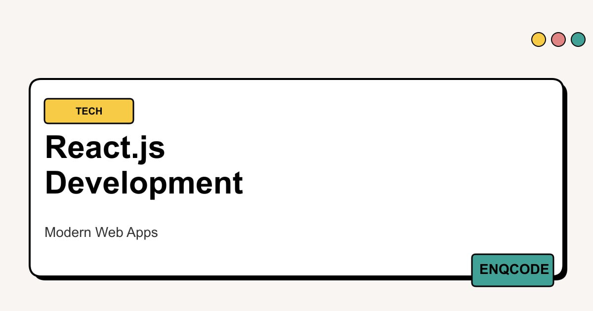React.js Development Company – Web & App UI